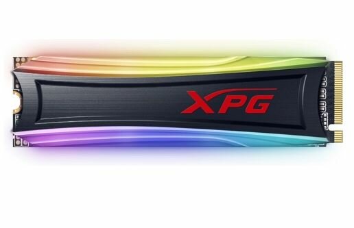 1000 ГБ SSD M.2 накопитель A-DATA XPG Spectrix S40G RGB (AS40G-1TT-C) - PCI-E 3. x x4, чтение - 3500 Мбайт/сек, запись - 3000 Мбайт/сек, 3D NAND, 3 бит TLC, NVM Express