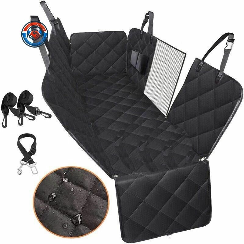 Автогамак для собаки в машину с сетчатым окошком, водонепроницаемый чехол-гамак на заднее сиденье, защита от грязи и царапин, антискользящая фиксация, подарок для питомца