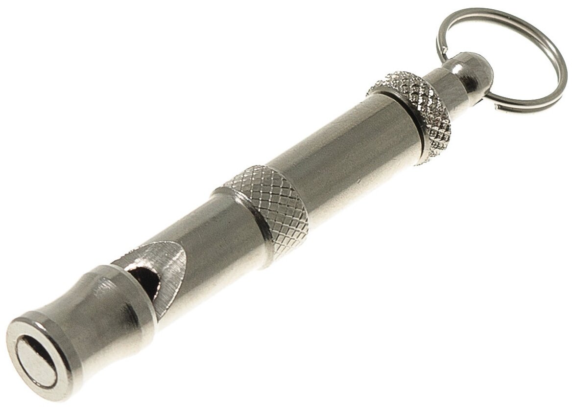 Свисток для собак ультразвуковой с регулировкой частоты Zoo One, 5 см, (стальной), 07001