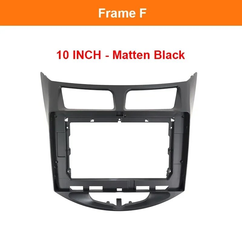 Для Hyundai Accent 2011-2016 9-дюймовый автомобильный радиоприемник на приборной VERNA FrameF