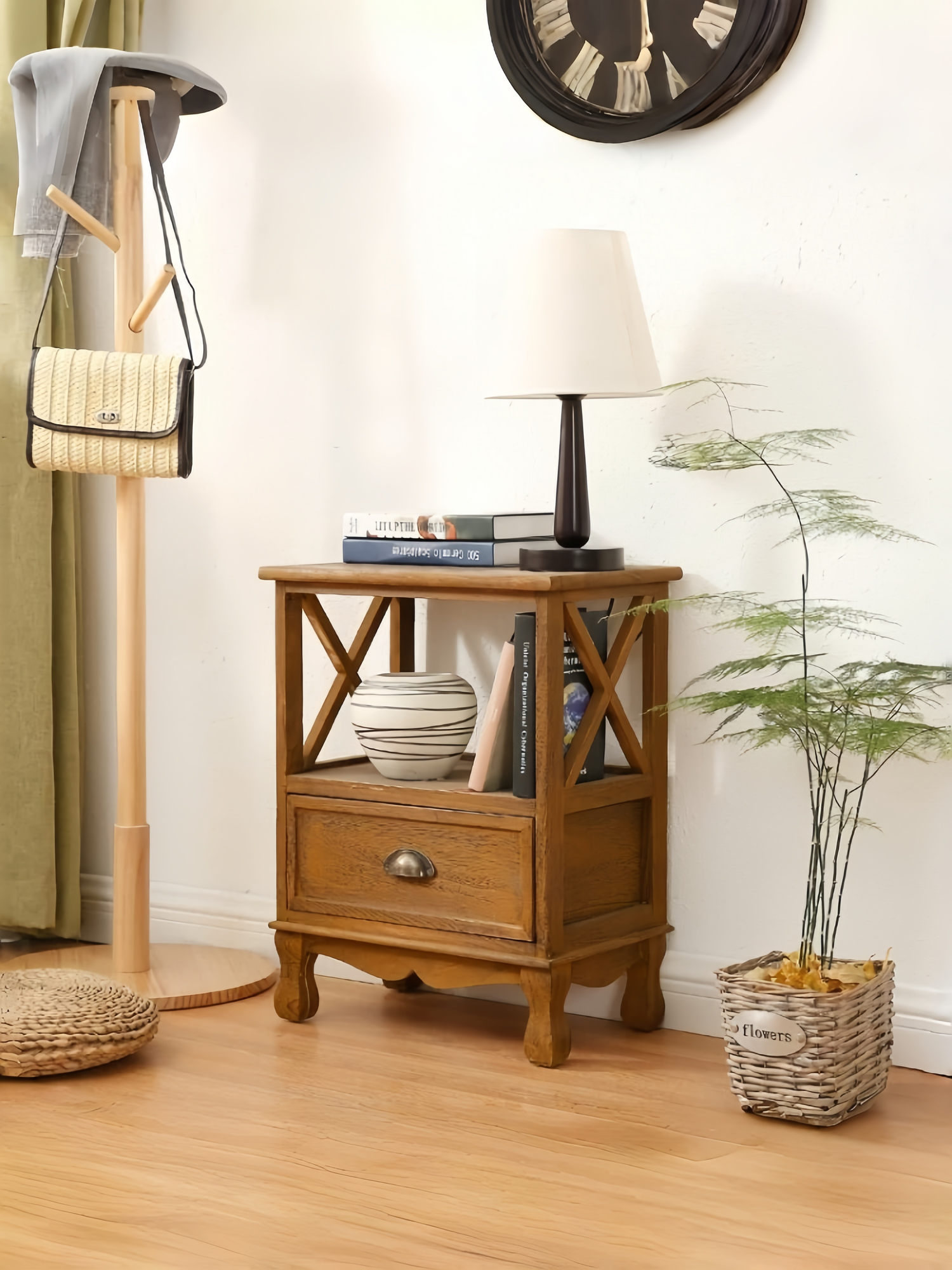 Комод/прикроватная тумбочка, массив дерева, современный европейский стиль