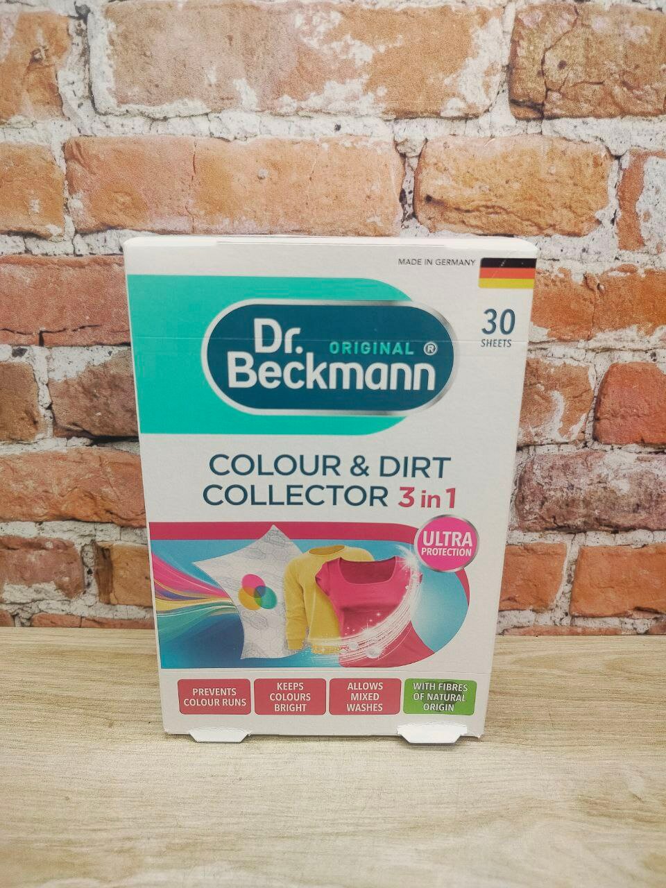 Dr. Beckmann Ловушки для цвета и грязи 3 в 1 30 шт
