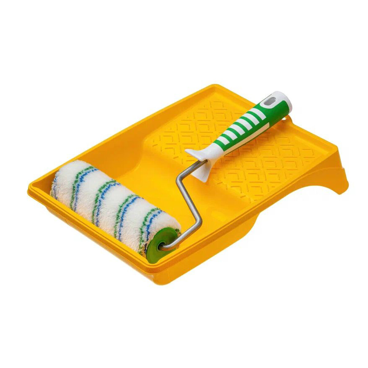 Набор малярный для дерева Акор Профи, валик из микрофибры D65 x 180 мм с ванночкой