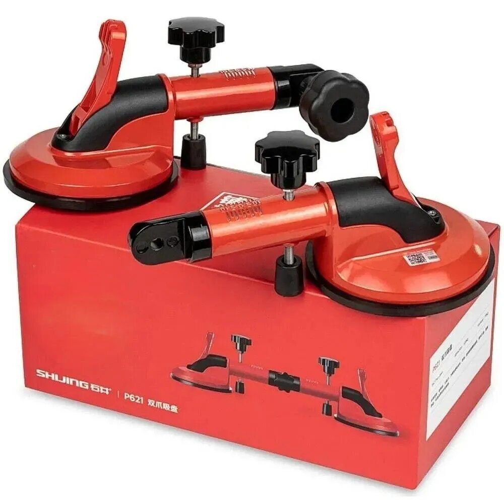 Р621 Вакуумная присоска двойная ручная, для фиксации углов