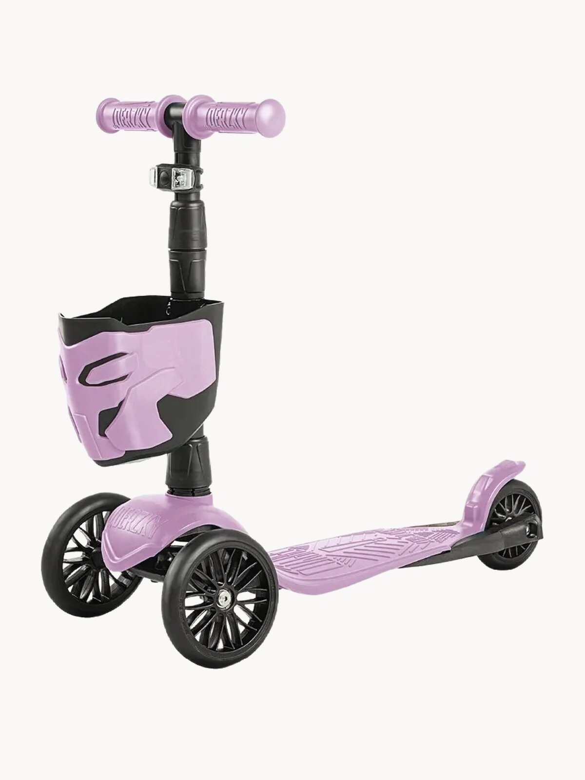 Самокат трехколесный детский ! Дерзкий BABY Старт с фонариком и корзинкой 1-4 года