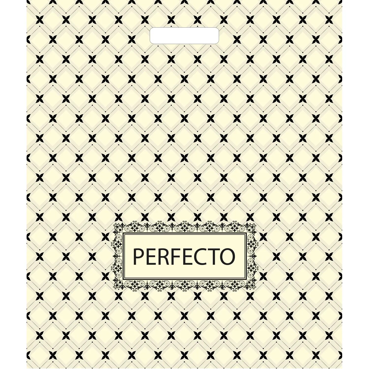 Пакет с вырубной ручкой Голди 42х48см 25шт/уп