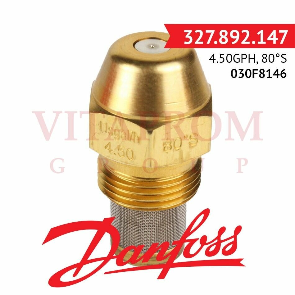 Форсунка Danfoss 4.50GPH, 80S, 030F8146 — фото 1