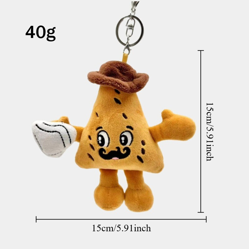 Трансграничный новый продукт, плюшевые кава, кулон для ресторана, милый талисман, плюшевая кукла, игрушка-подвеска