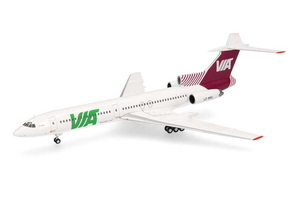 Herpa (Херпа) Модель самолета Туполев Ту-154M Air Via Bulgarian