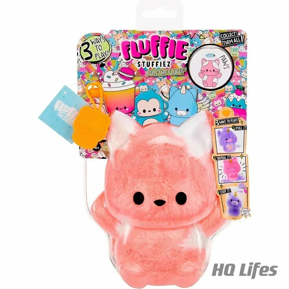 Флаффи Стаффи Игровой набор Fluffie Stuffiez котенок третье поколение Новая серия