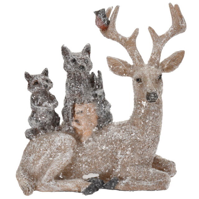 Новогодняя статуэтка Лучшие Друзья 15 см, Koopman, APF475040-1