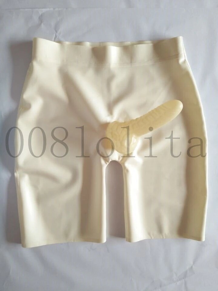 Латексные шорты Gummi прозрачные женские XS-XXL