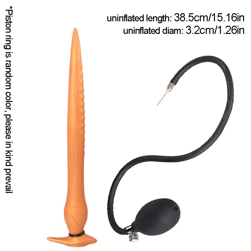 Надувной фаллоимитатор, Анальная пробка, силиконовый вагинальный расширитель, насос для ануса, секс-игрушка, длина 38,5-55 см, огромная бутальная пробка, анкер, стимулятор простаты
