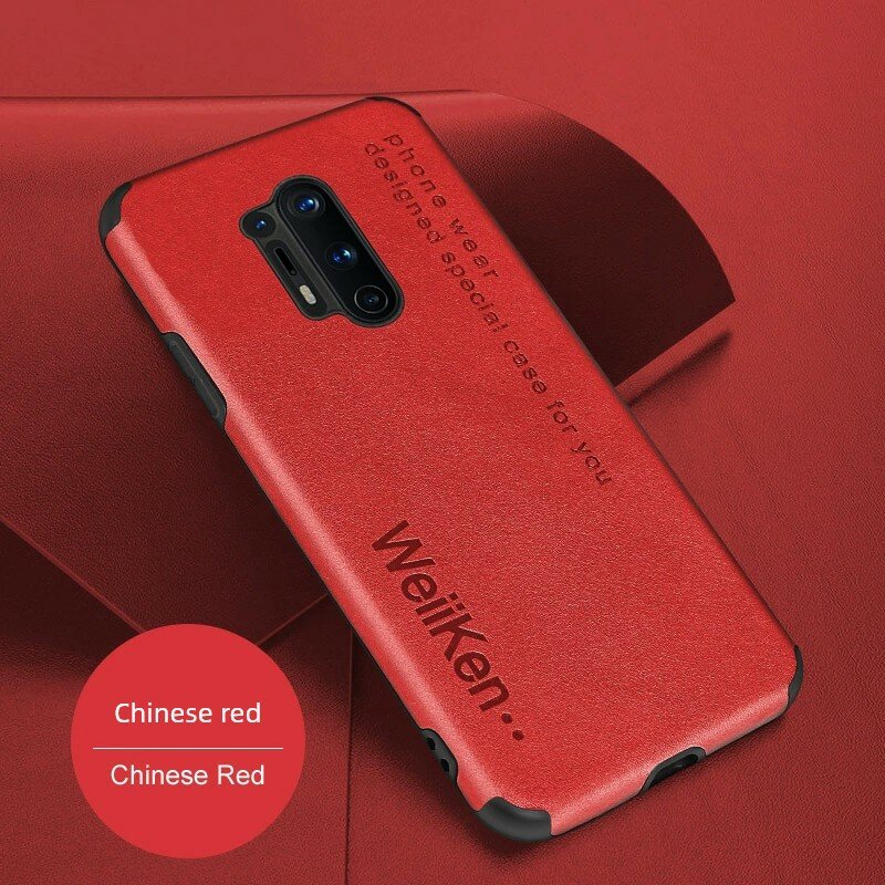 Чехол из силикона для iPhone 1+8 Pro в цвете красный, полная защита, противоударный дизайн для мужчин и женщин
