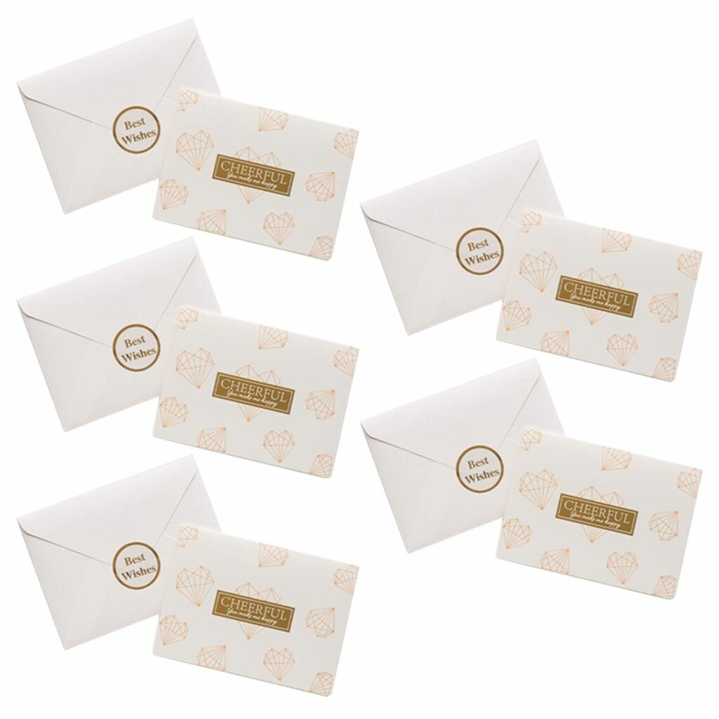 1 комплект из 10 листов, конверт из воловьей кожи, ретро-складная открытка с благодарностью-Мимолетный год-Type C