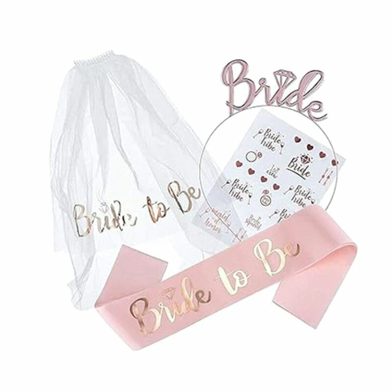 Набор для свадебной вечеринки bride to be-set 1 Комплект из четырех предметов