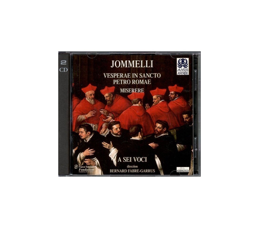 Диск Jommelli*, A Sei Voci, Bernard Fabre-Garrus - Vesperae In Sancto Petro Romae - Miserere (2 CD)