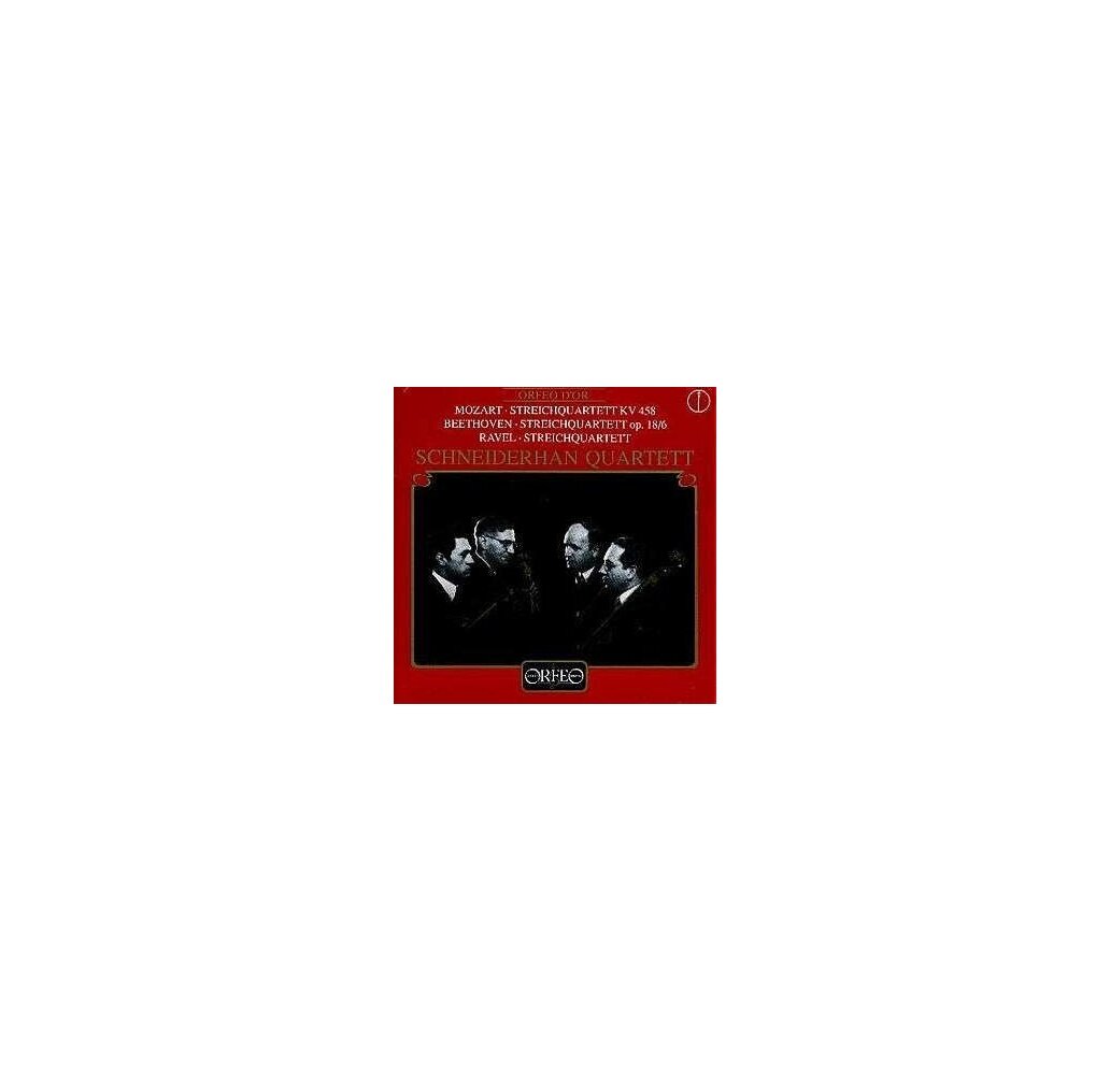 Диск Mozart, Wolfgang Amadeus; Beethoven, Ludwig v; Ravel, Maurice - Schneiderhan-Quartett (1 CD)
