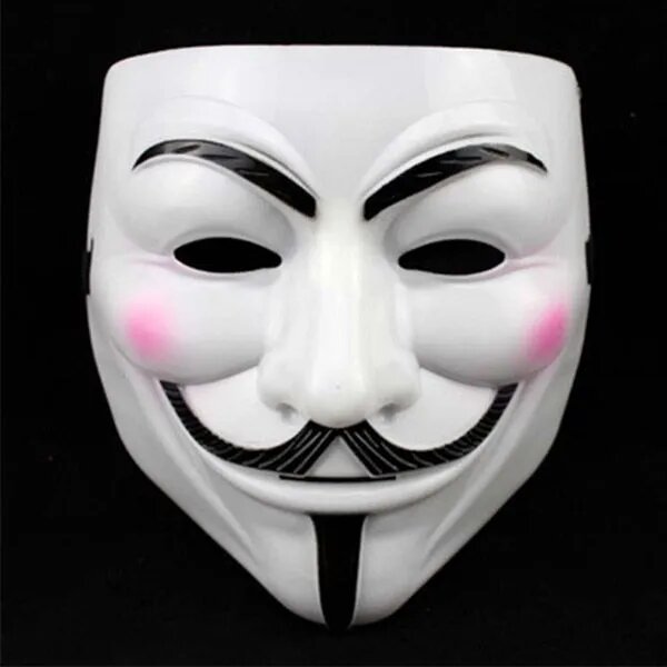 Маска Вендетта Гая Фокса белая