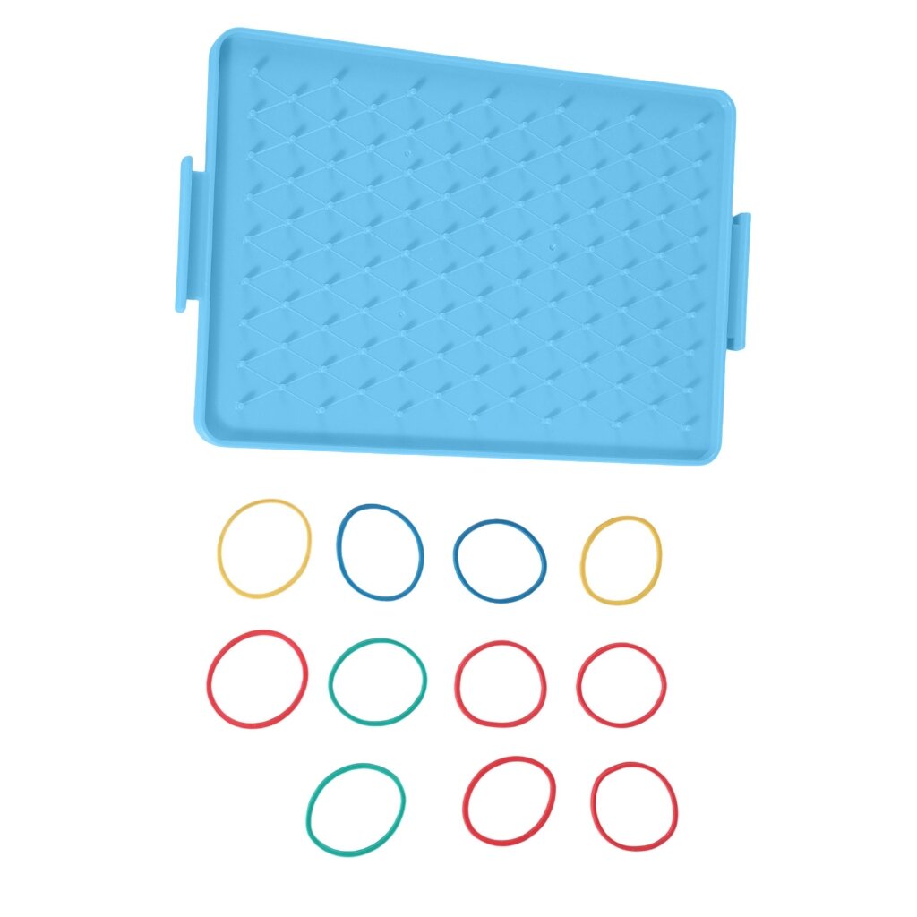 Пластиковая Геоборд для изучения геометрии Образовательная геометрическая доска-игрушка для детей