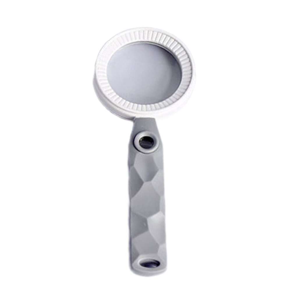 Ручная лупа со стеклянными линзами с большим увеличением Эргономичная ручка Увеличительное стекло для считывания ювелирных изделий