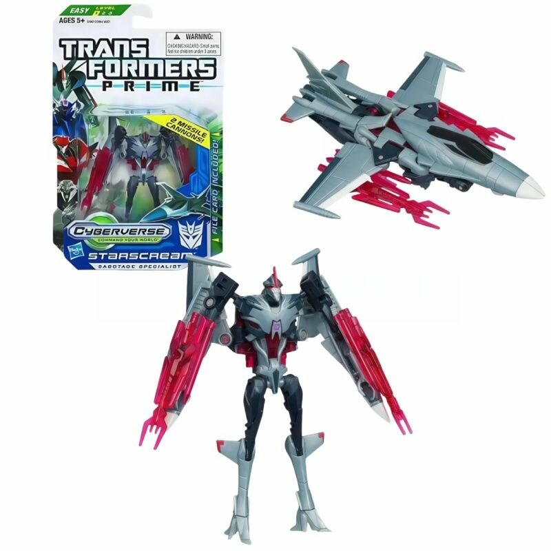 Трансформеры Игрушка хасбро Transformers Prime Cyberverse Commander Starscream Commander Action Figure