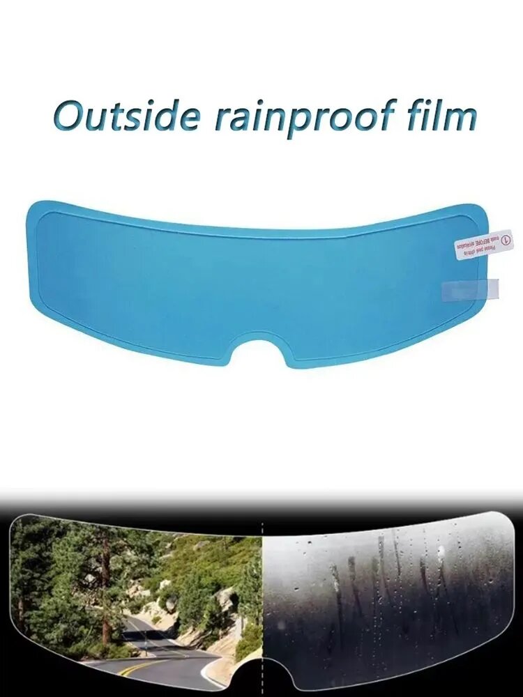 Пленка против запотевания для мотоциклетных шлемов, Наклейка антифог на визор шлема