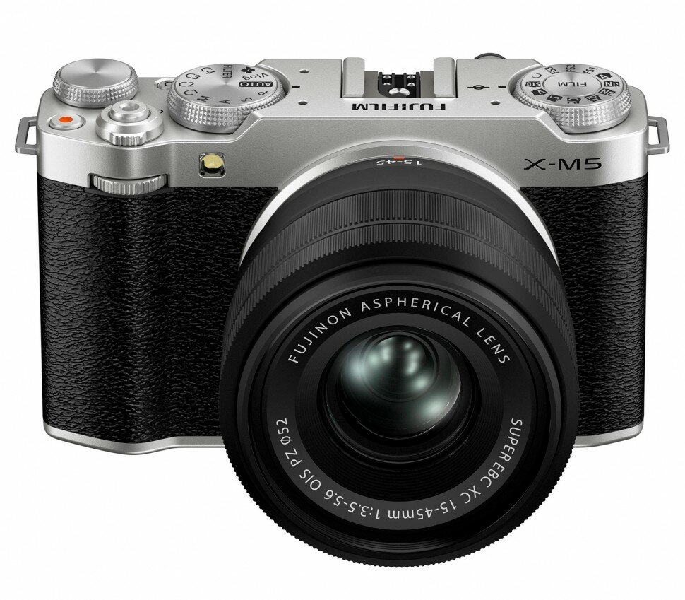 Беззеркальный фотоаппарат Fujifilm X-M5 Kit XC 15-45mm, серебристый