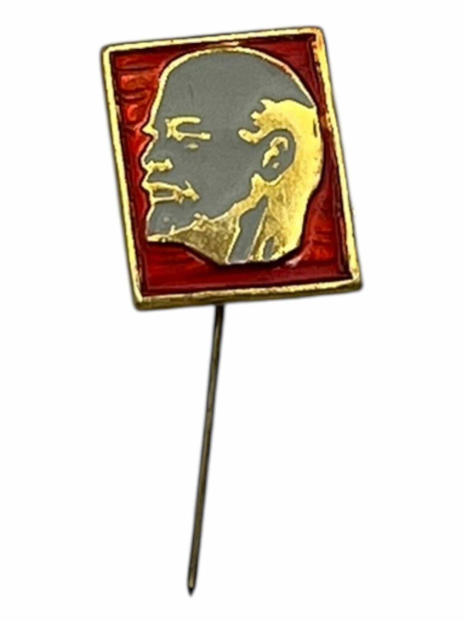 Советский винтажный значок, В. И. Ленин, сделано в СССР