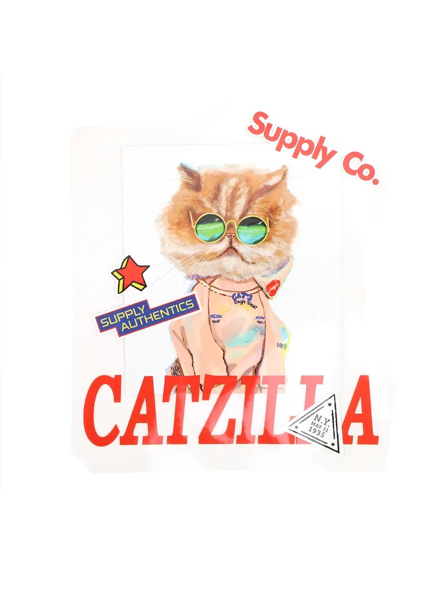 Термотрансфер Catzilia 20х17см, уп.10шт