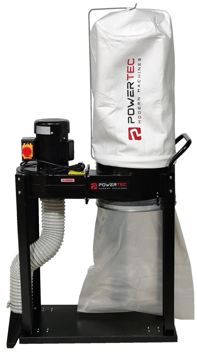 POWERTEC FM230-L1 Стружкоотсос Пылесос для стружки 750Вт