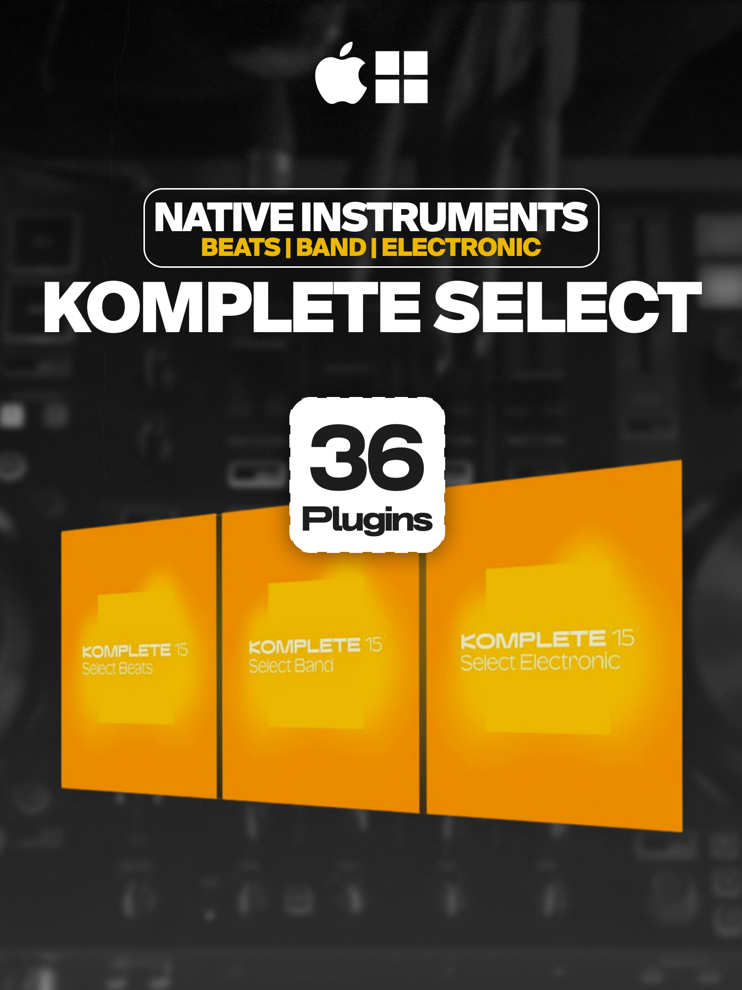 Native Instruments Komplete Select (Наборы: Band, Beats, Electronic, Ваучер Активации) для macOS & Windows