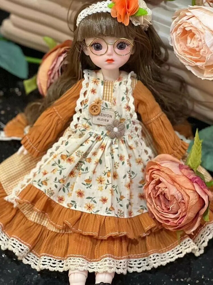 Кукла шарнирная для девочки BJD 31см Новый год День рождение