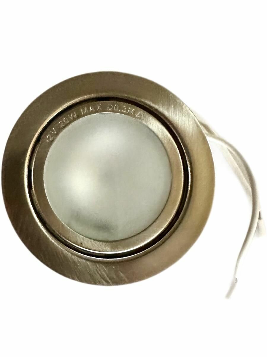 Feron Мебельный светильник G4 20w 12v IP20 A-012 цвет серебро