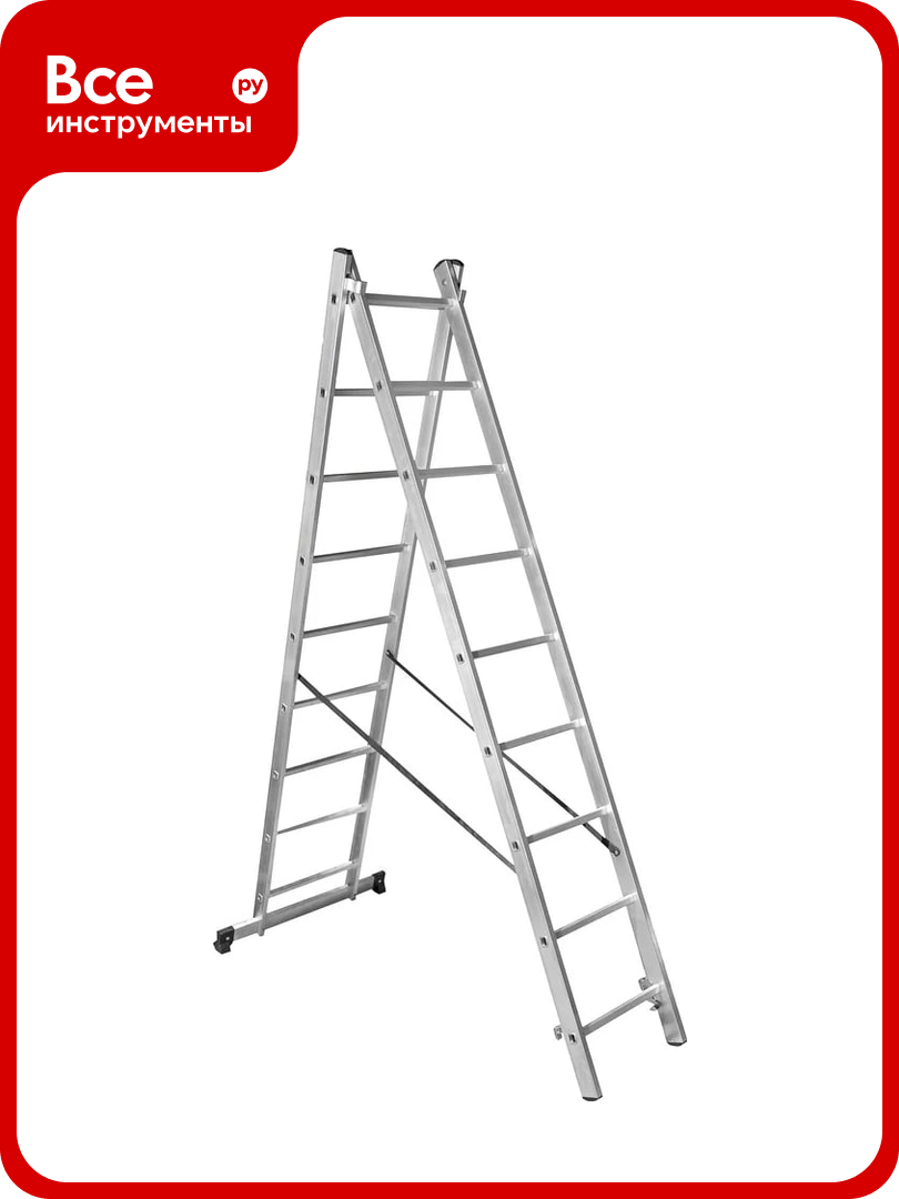 Двухсекционная лестница Inforce 2x9 ЛП-02-25