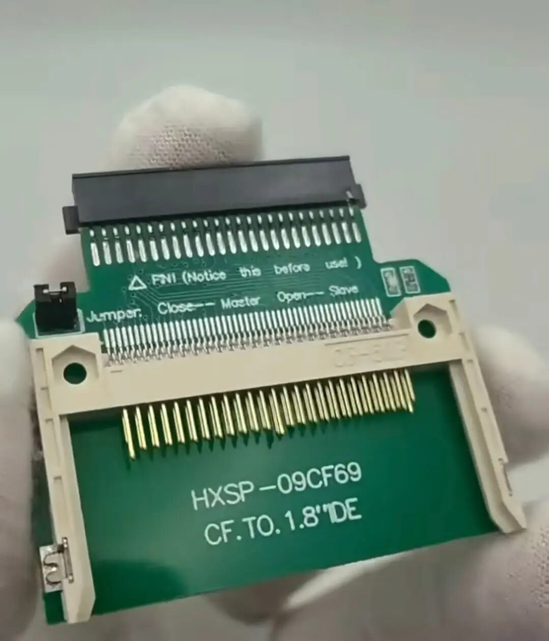 Зелёный адаптер SSD для iPod 3-4 поколения