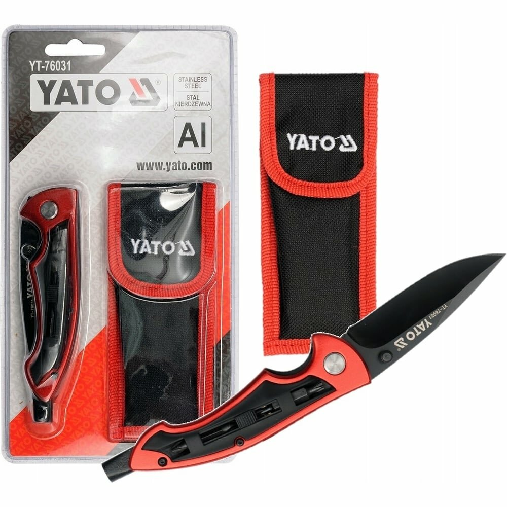 Складной нож YATO YT-76031