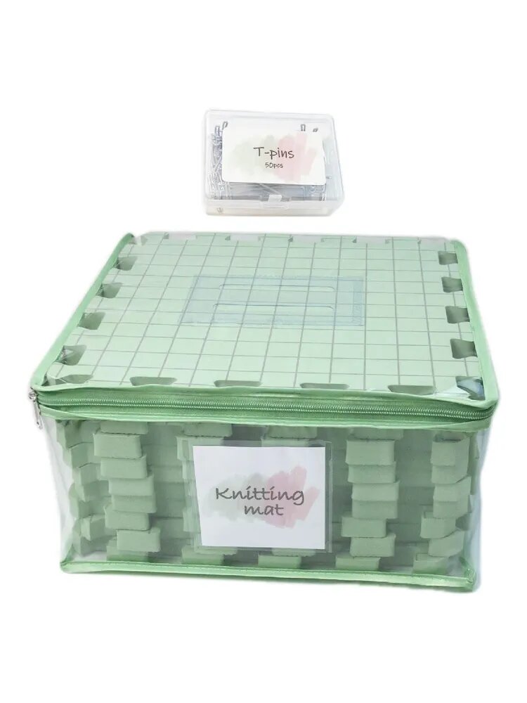 Коврики для блокировки вязания, Зеленый