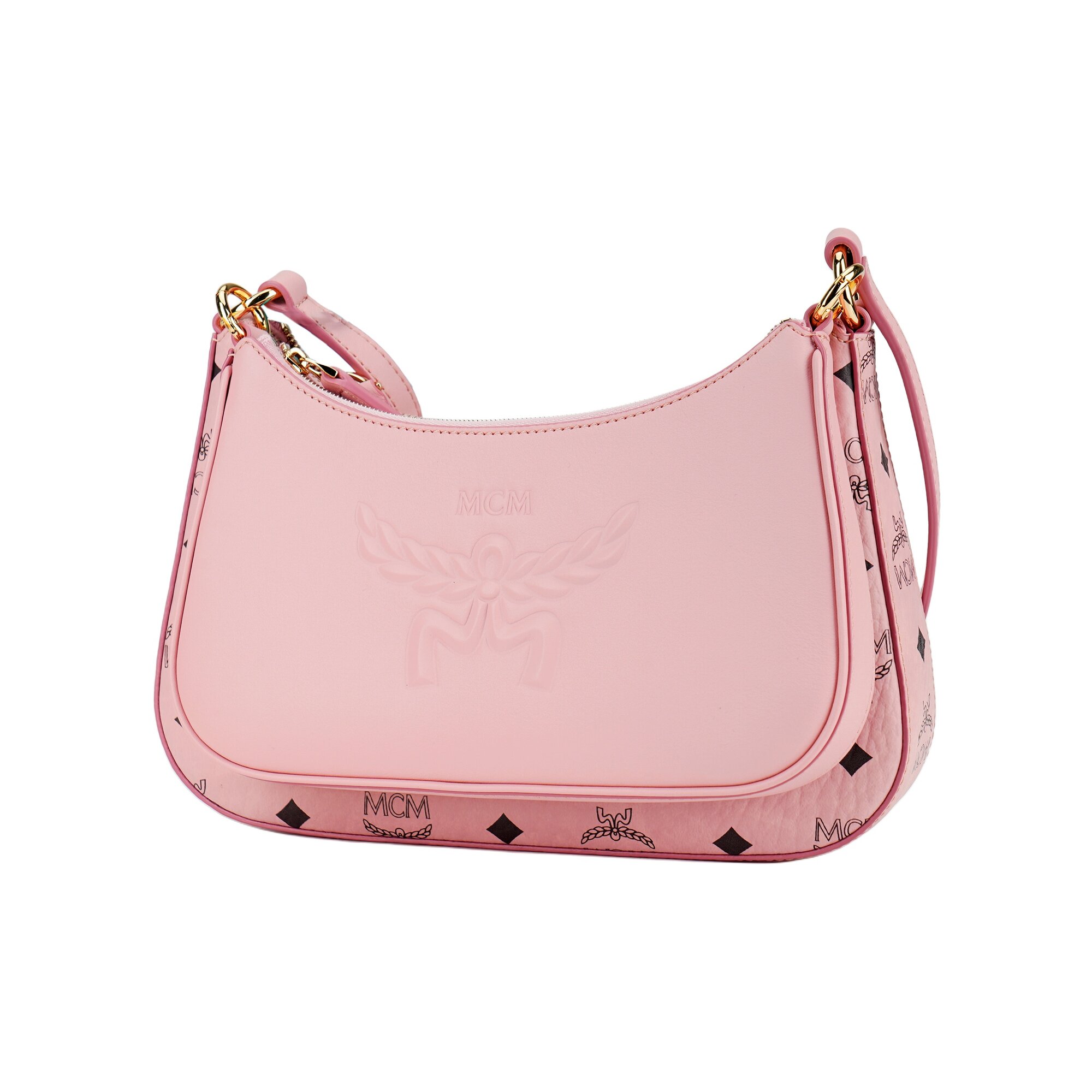 Сумка MCM, розовый, — фото 1