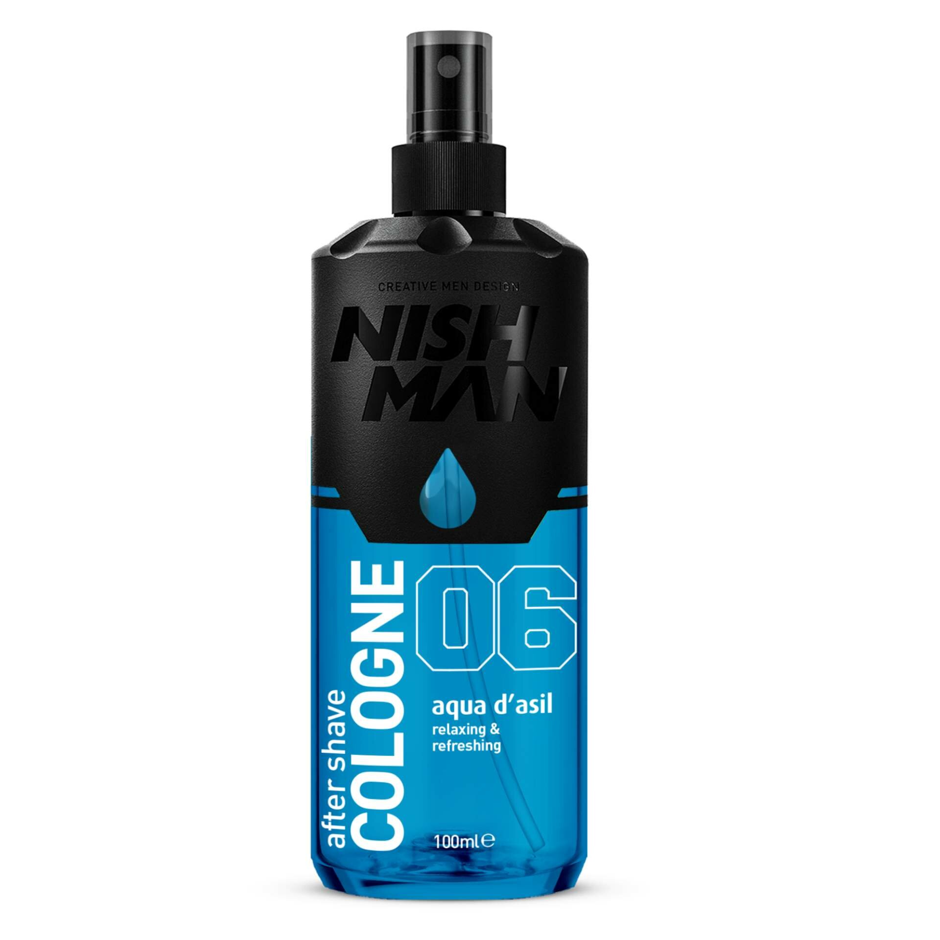 Одеколон-лосьон после бритья NISHMAN 06 Aqua D’asil 100 мл