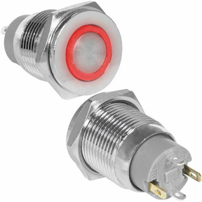GQ16PF-10ZE/J/R/N off-on , кнопка антивандальная