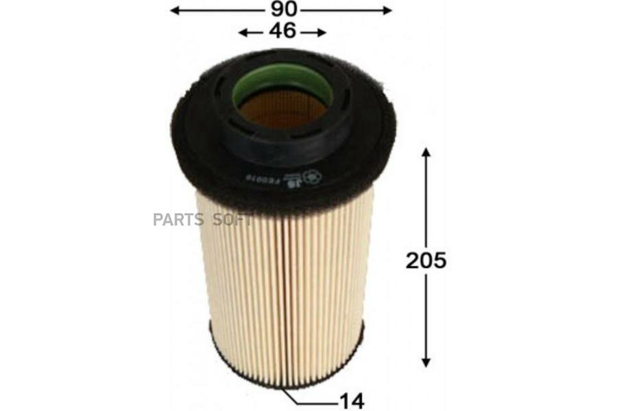 AZUMI FE31016 Фильтр топливный элемент HCV