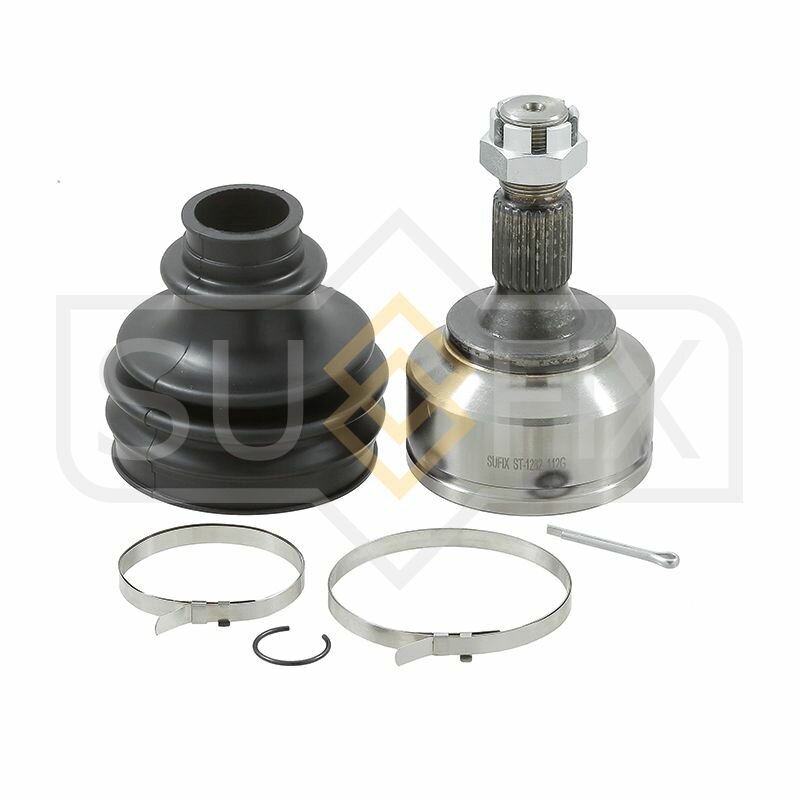 SUFIX ШРУС наружный CITROEN Berlingo(B9) 1.6-1.6D 08>/ C3 II 1.0-1.2 12>/ C4 I-II 1.6-2.0 04>/ DS3 1.6-1.6D 09-15/ DS4 1.6-1.6D 11-15/ DS5 1.6-1.6D 11-15, PEUGEOT 2008 1.6D 13>/ 207 1.6-1.6D 09>/ 208