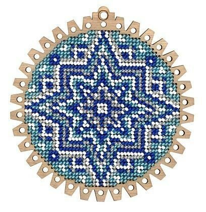 Набор для вышивания Щепка #О-060 Новогоднее настроение, Счетный крест, 11 x 12 см