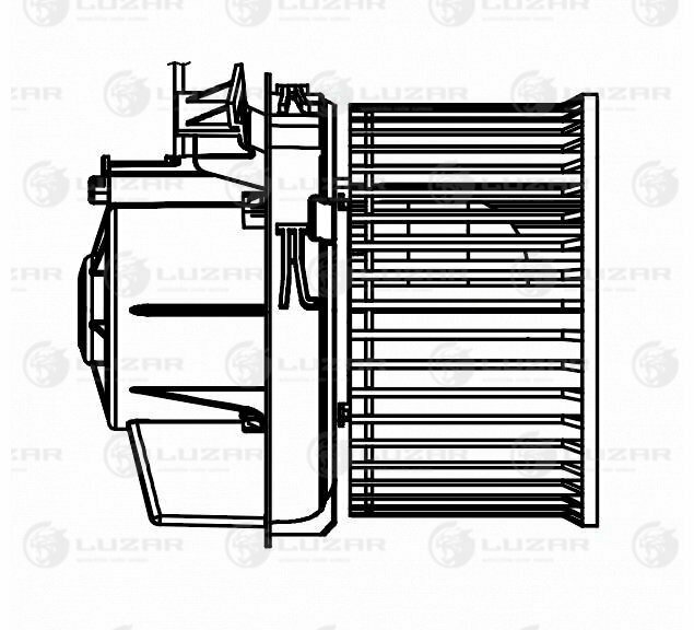 Вентилятор отопителя Nissan Qashqai (14-)/X-Trail T32 (14-) 2.0i/2.5i (LFh 1420)