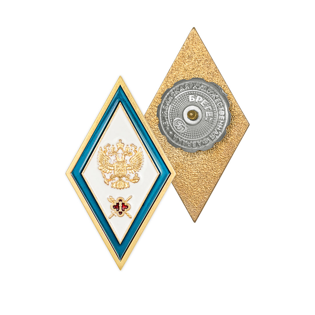 Знак об окончании ВУЗа фсин, томпак