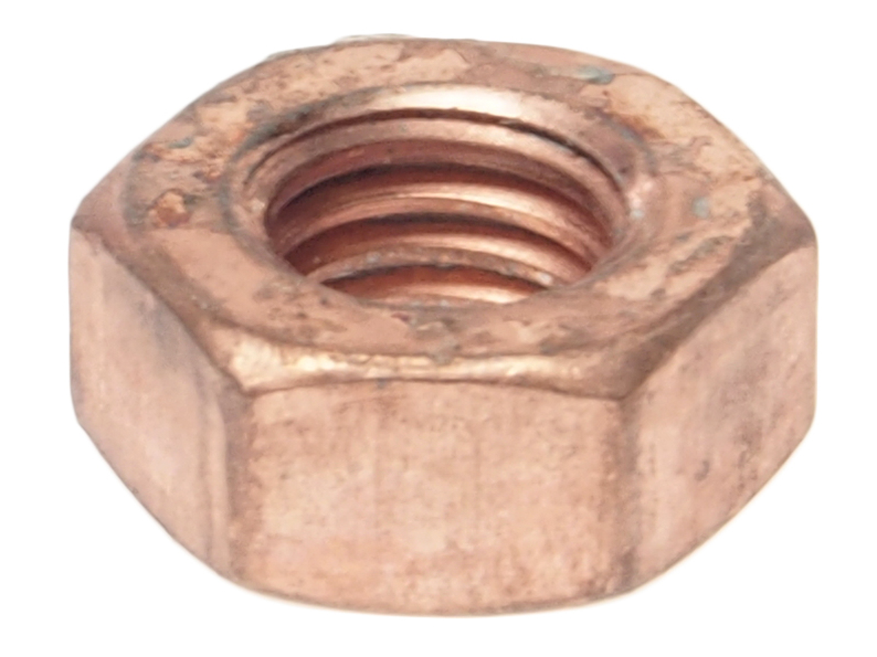 Гайка М10х1.5х8 ГАЗ-2410,3110 трубы приемной омедненная под ключ 17мм