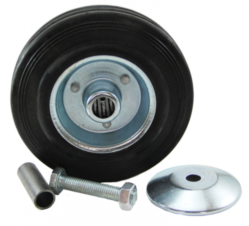 Колесо для тележки d=125мм нагр.100кг сталь-резина МФК