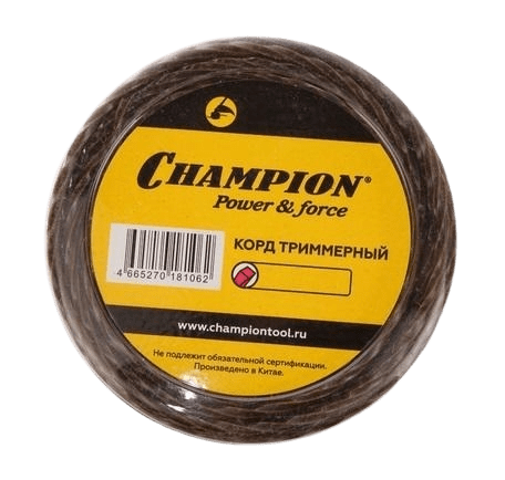 Корд триммерный Champion Magic 3.0ммx168м витой квадрат