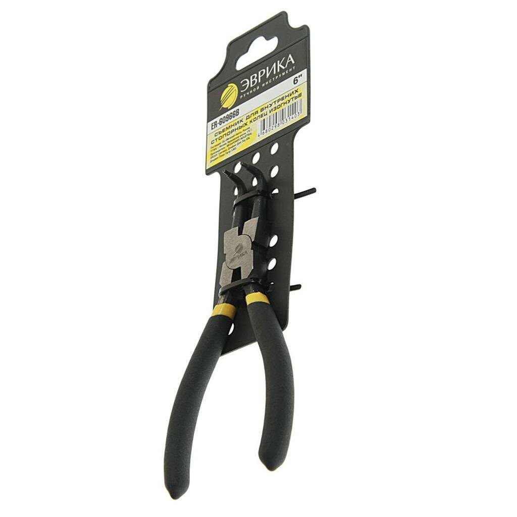 Съемник колец стопорных внутренних 153мм изогнутый эврика